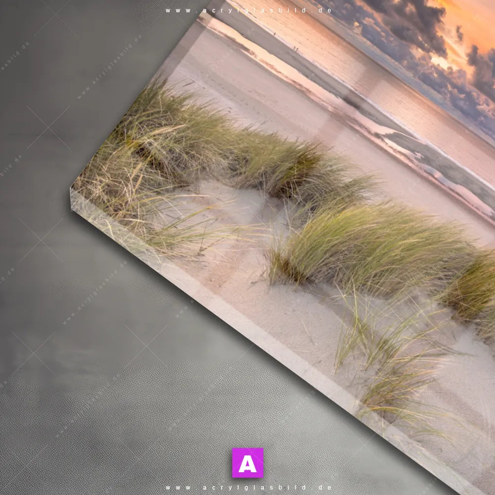 Acrylglasbild ️ Sanddünen Deutschland Querformat – acrylglasbild.de